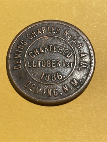 Deming New Mexico Chapter 5 RAM MASONIC PENNY - RARE | eBay