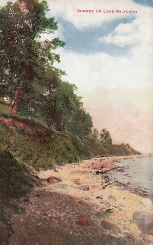Postcard IL Shores of Lake Michigan Divided Back Vintage PC M3148 | eBay