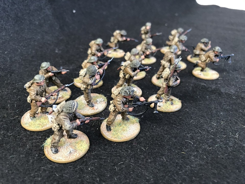28mm WW2 Bolt Action British Infantry 28mm Warlord Games 18 figures Lot ...