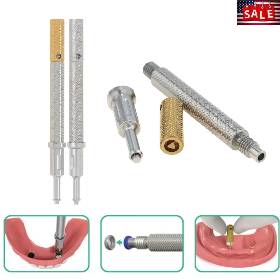 US Dental Overdenture Locator Core Tool Abutments Retention Caps ...