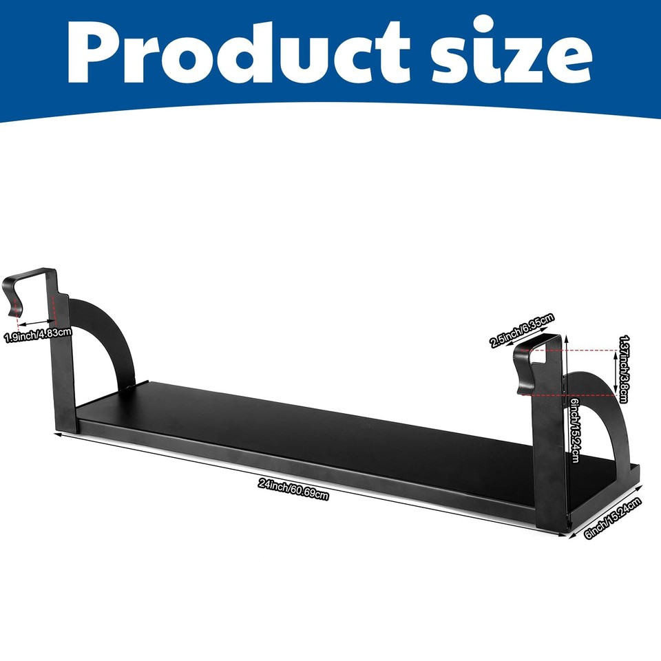 Office Cubicle Shelf 24" Hanging Cubicle Storage Organizer File Hanging ...