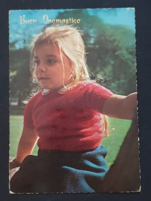 Cartolina Bambina Buon Onomastico (CR1285) | eBay