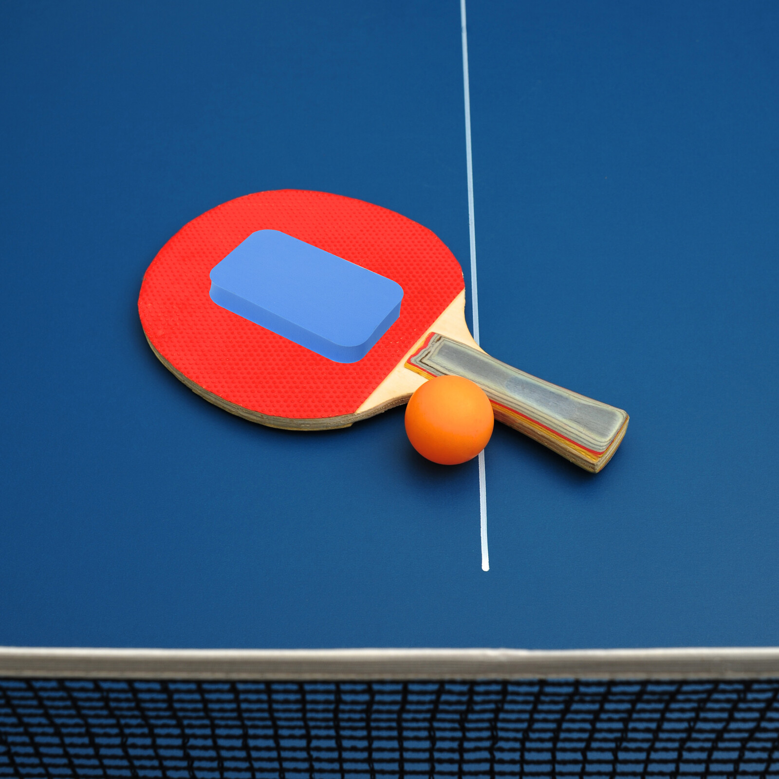 4Pcs Ping Pong Table Tennis Paddle Racket Rubber Cleaning Sponge, Blue ...
