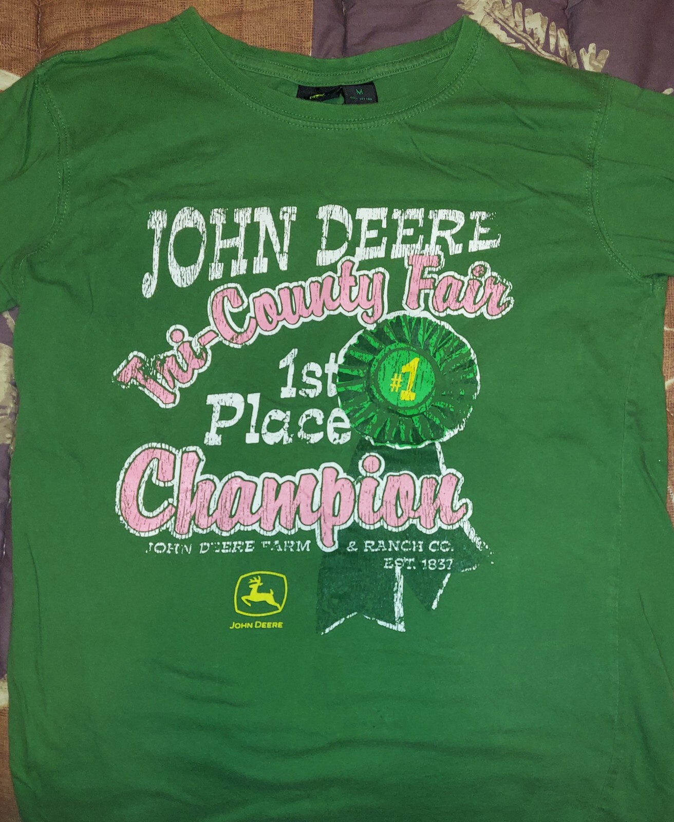 John Deere Green Tri-County Fair Champion 1st Place L… - Gem