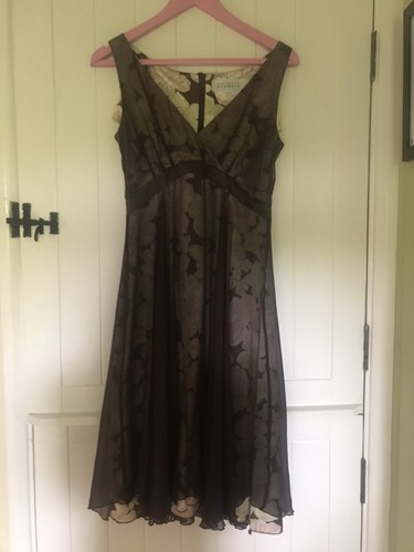 Vintage Silk And Chiffon Ann Louise Roswald dress | eBay