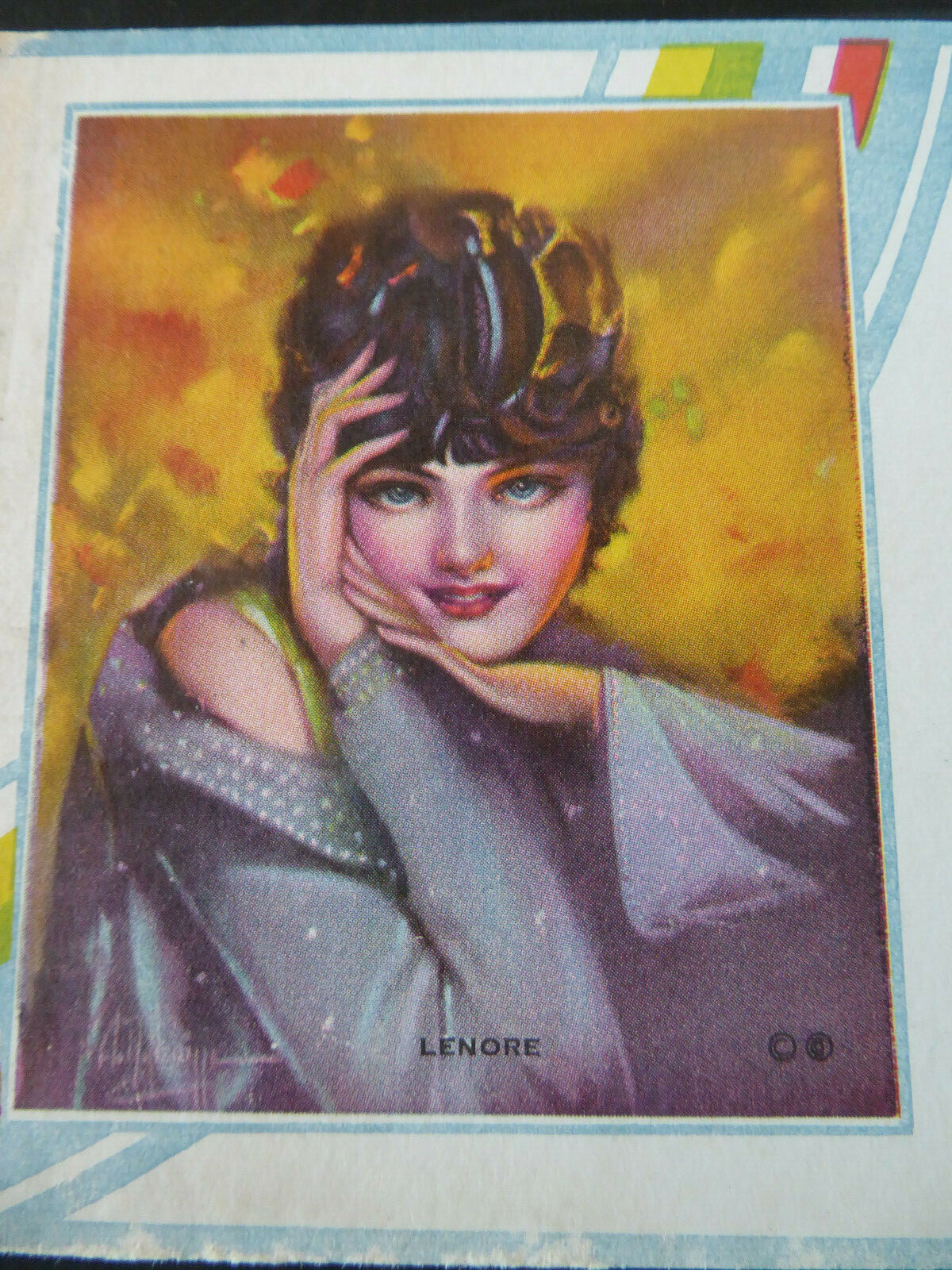 Vintage blotter Victor Schaverien Forest Gate caterer Lenore | eBay