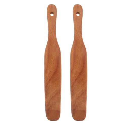2 Pcs Wooden Trowel Stirring Rod Expanding Spatula Butter Mixing Tool ...