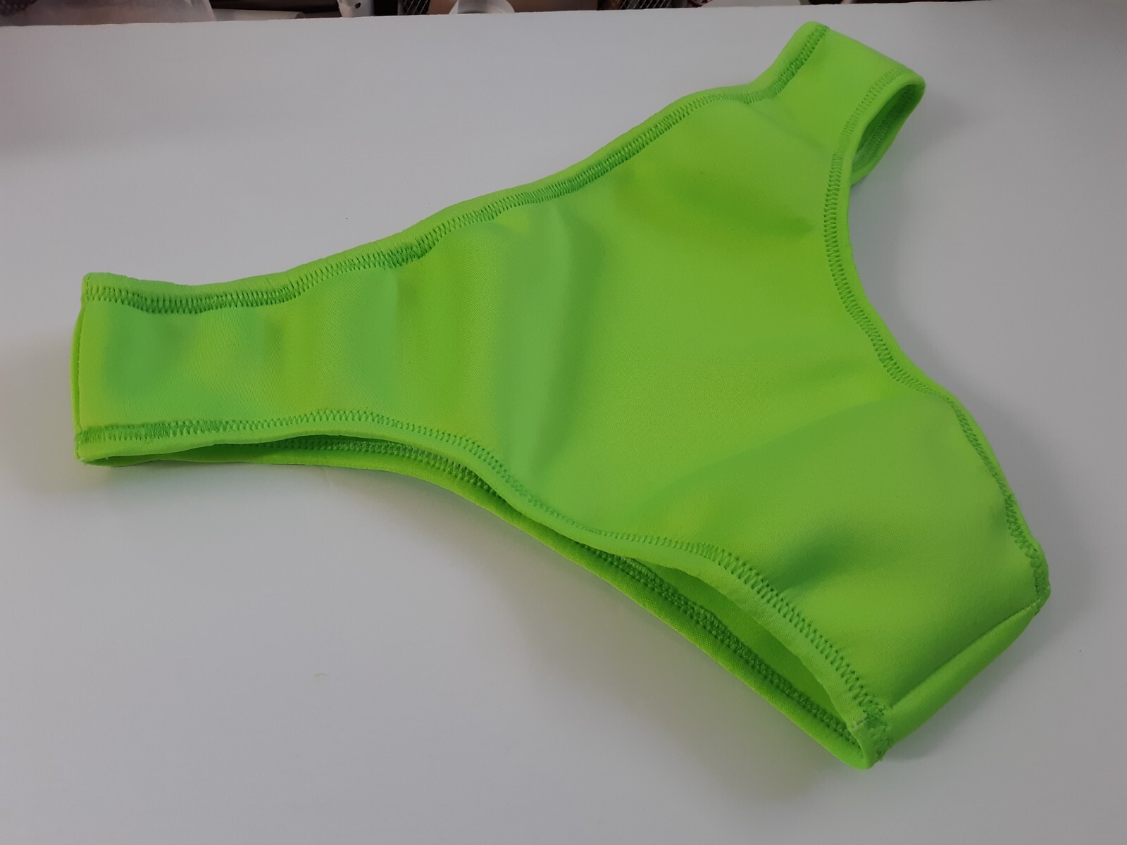 Mens Brief Shown 1/2 Back Handmade Custom Gear USA Green Neon | eBay