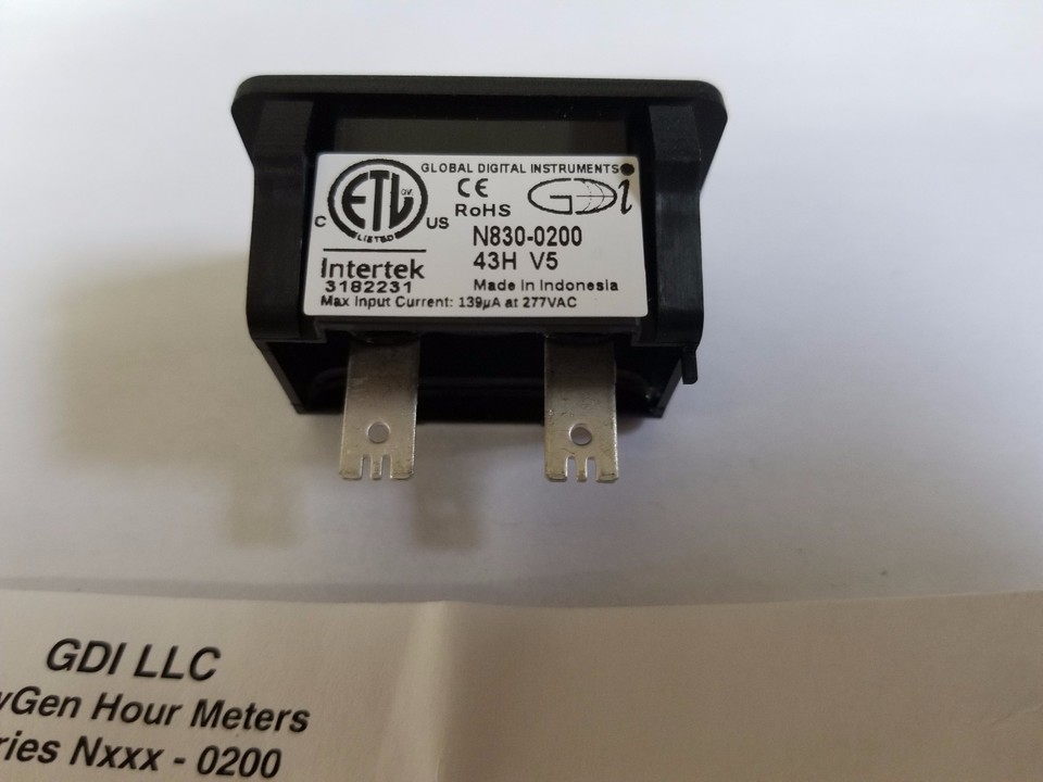 New Replacement DC Hour Meter Panel Mount SenDec 804-200 N330-0200 NHC ...