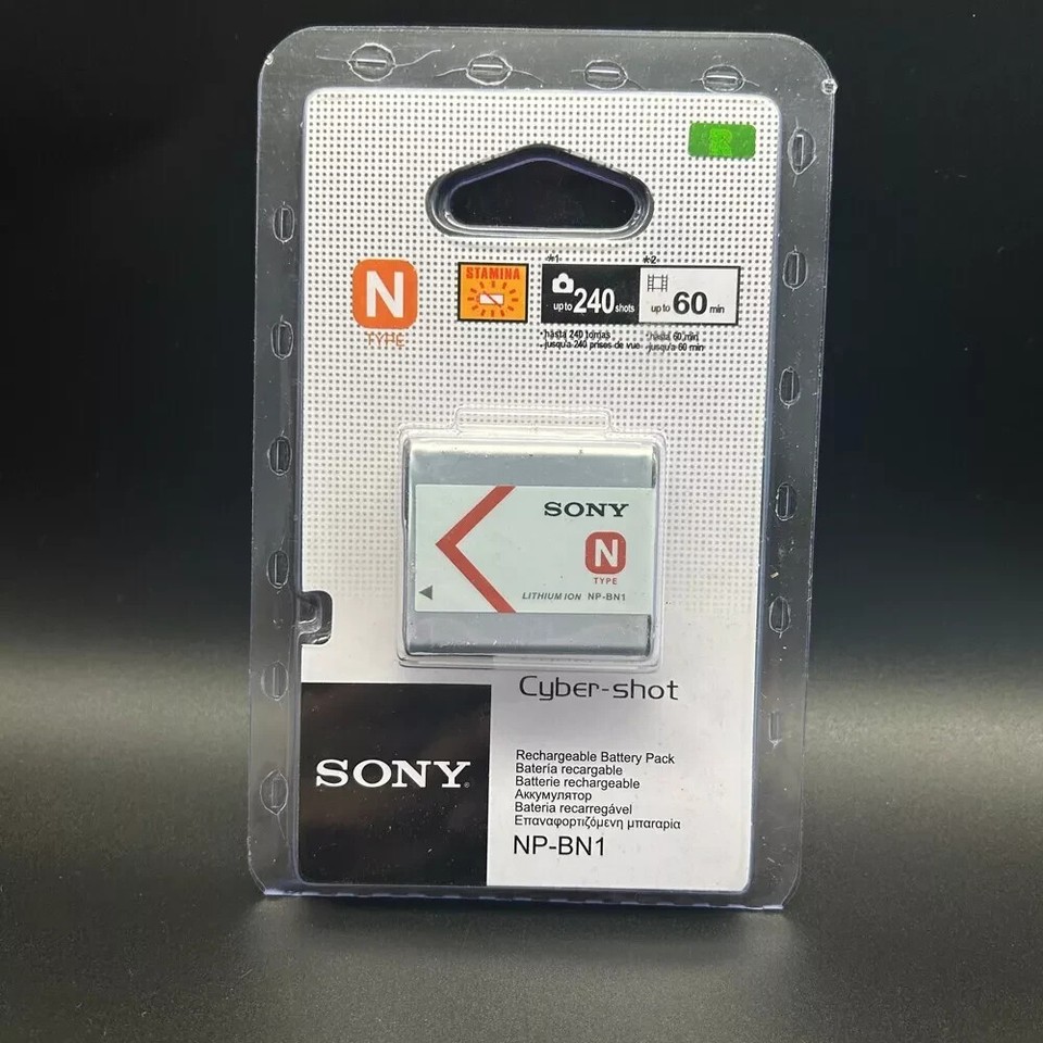 OEM Sony NP-BN1 Lithium-Ion N Type Rechargeable Battery 600mAh Cyber ...