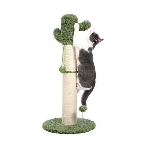 Sturdy and Durable Large Cactus Cat Scratching Post with Natural Sisal ...