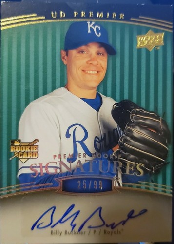 BILLY BUCKNER 2008 Upper Deck Premier RC Signatures AUTO Blue SP /99 ...