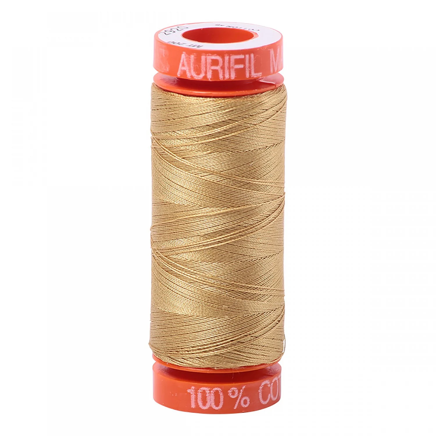 AURIFIL QUILT THREAD - 50 WT - 220 yds Small #2920, Light Brass | eBay
