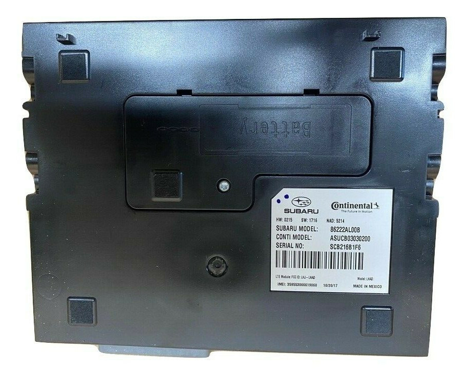 18 19 SUBARU LEGACY & OUTBACK TELEMATICS COMMUNICATION MODULE ...