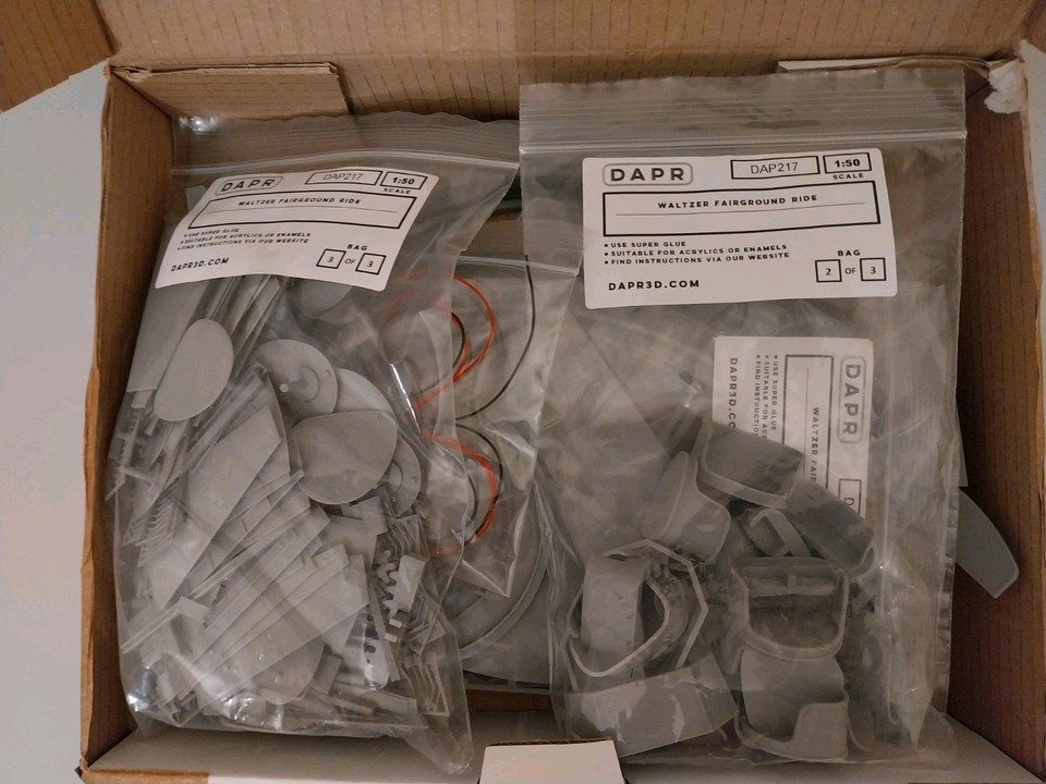 DAPR Funfair Waltzer Ride Scale Model Kit 1/50 scale | eBay UK