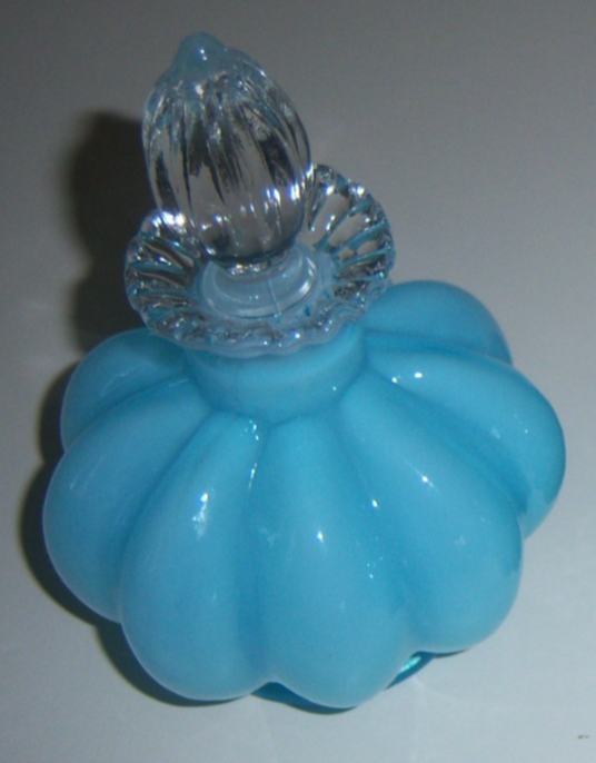 VINTAGE FENTON HB GLASS MELON SHAPED PERFUME BOTTLE c. 1940 ITEM C | eBay