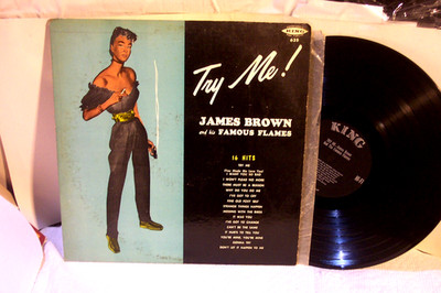 James Brown and His Famous Flames LP "Try Me" ORIGINAL 1959 SMALL KING ...