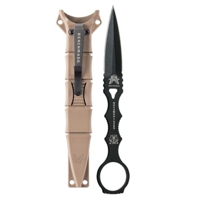 Benchmade 176BKSN SOCP Dagger - 440C Fixed Blade - Black Class | eBay