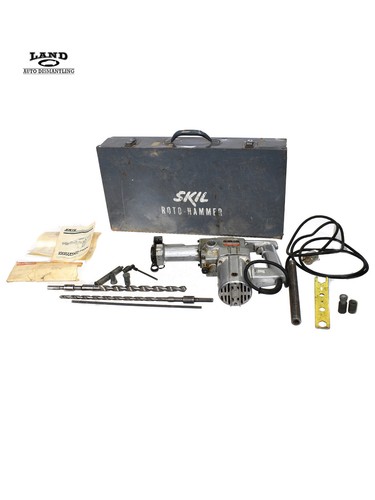SKIL MODEL 726 HEAVY DUTY DEMOLITION ROTO-HAMMER TYPE 7 CASE & BITS ...