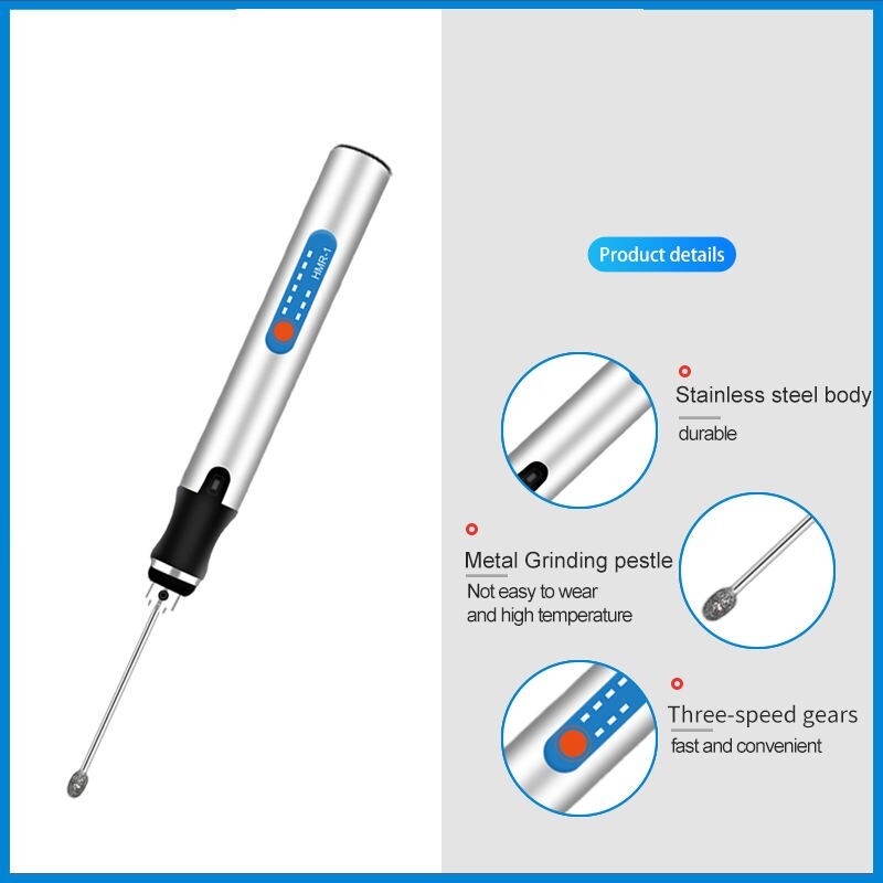 Lab Handheld Tissue Grinder Bacteria Cell Crusher Mixer With Three ...