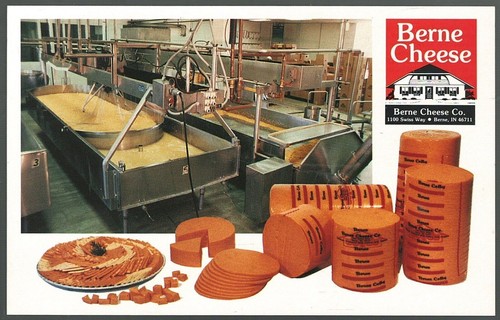 Berne Cheese Company Chrome Postcard Berne Indiana Adams County | eBay