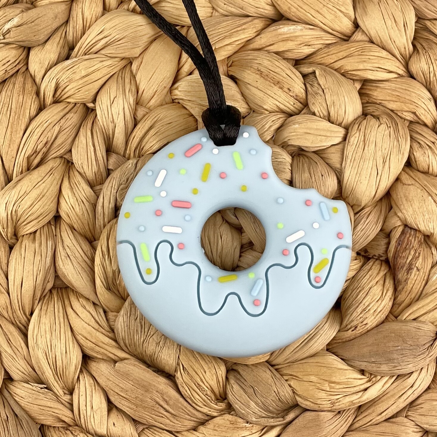 Autism Chewy Necklace - Chewie Tube Sensory Chew ASD ADHD SPD Donut ...
