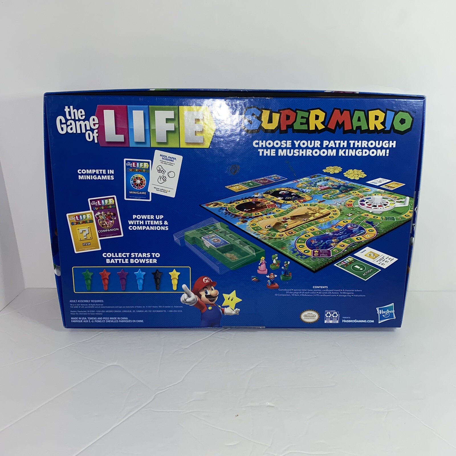 The Game of Life: Super Mario Edition Board Game 99% complete: Missing ...