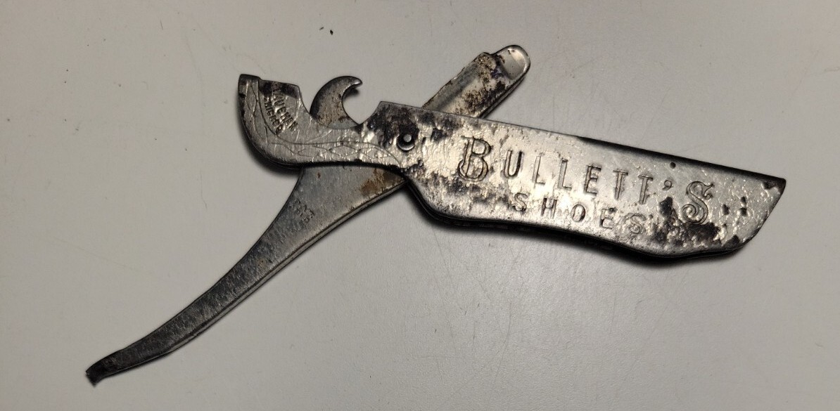 Rare Antq Folding Shoe Button Hook Tool Bullets Shoes… - Gem