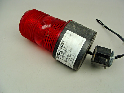 TOMAR ELECTRONICS MICROSTROBE SIGNALING LIGHT RED MODEL 490S-120 120VAC ...