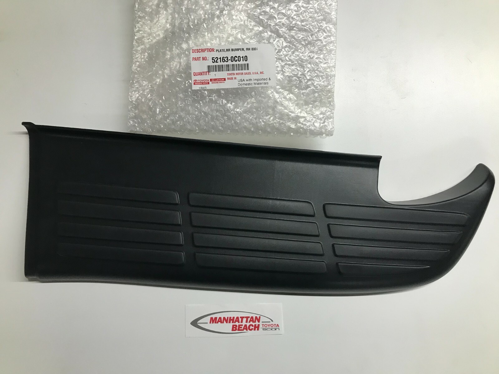 2000-2006 TUNDRA RIGHT REAR BUMPER PAD GENUINE TOYOTA 52163-0C010 | eBay