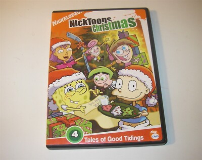 NICKELODEON NICKTOONS CHRISTMAS 4 TALES OF GOOD TIDINGS DVD MOVIE B3580 ...