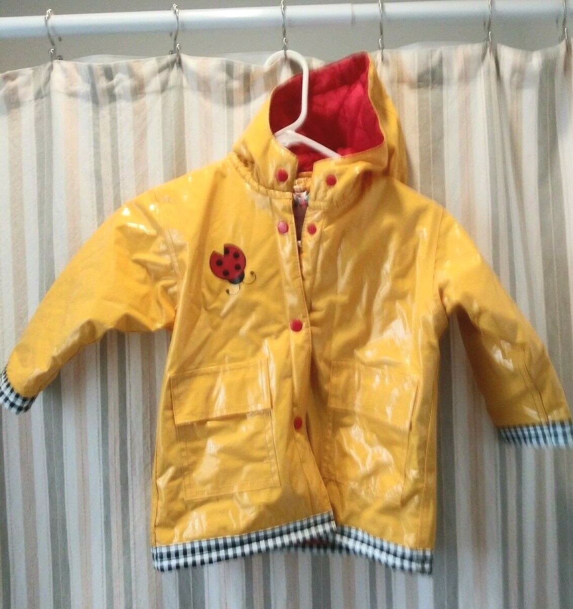 Raincoat Driplets by Wippette Kids Raincoat Yellow Ladybugs Insulated ...