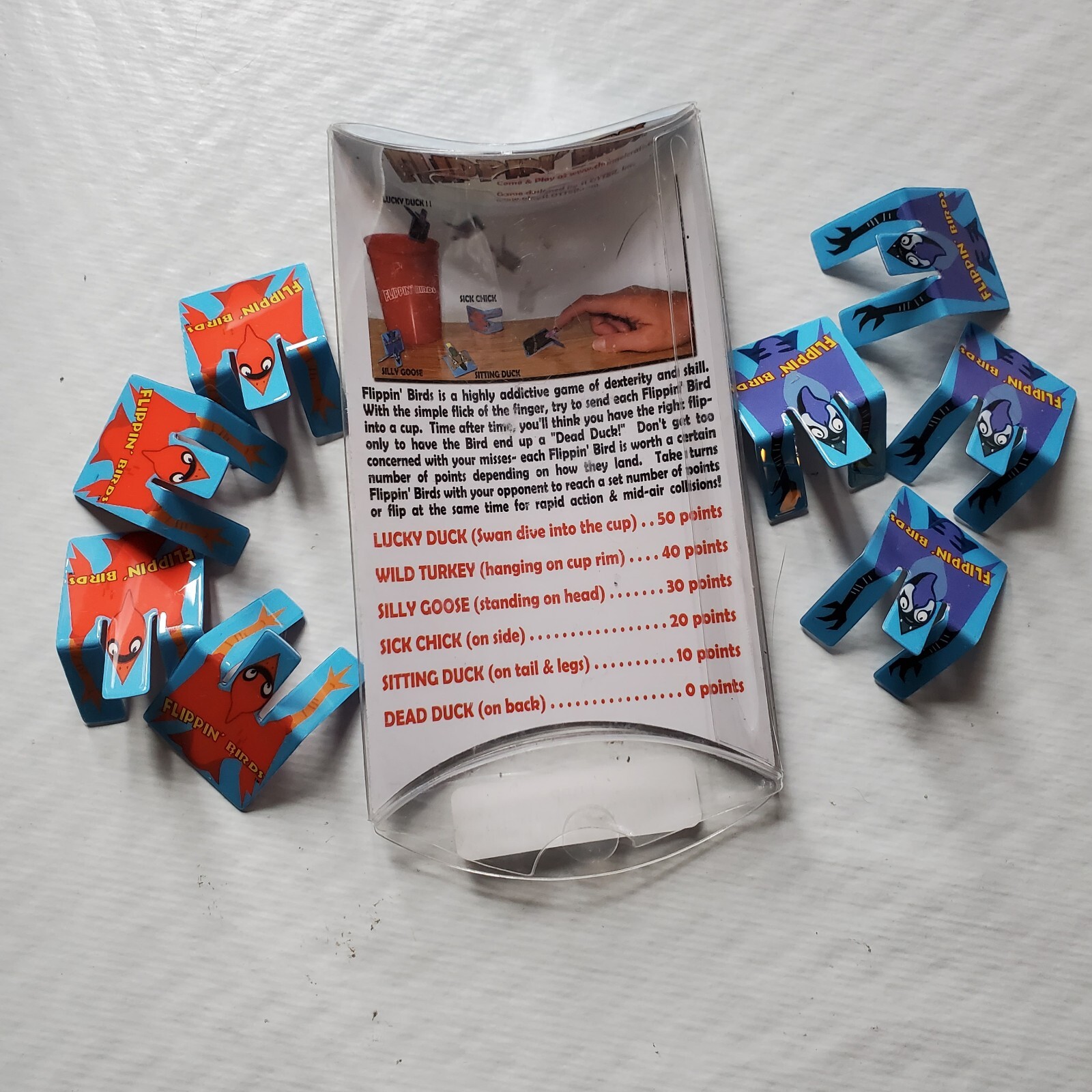 Flippin' Birds: The Highly Addictive Bird Flipping Table Top Game (Ages ...