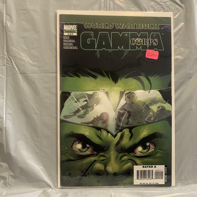 #2 of 4 Gamma Corps World War Hulk Marvel Comics AN 7521 | eBay