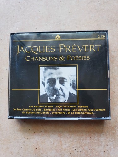 2 CD Occasion - JACQUES PREVERT - Chansons & Poésies - Black Line 2007 ...