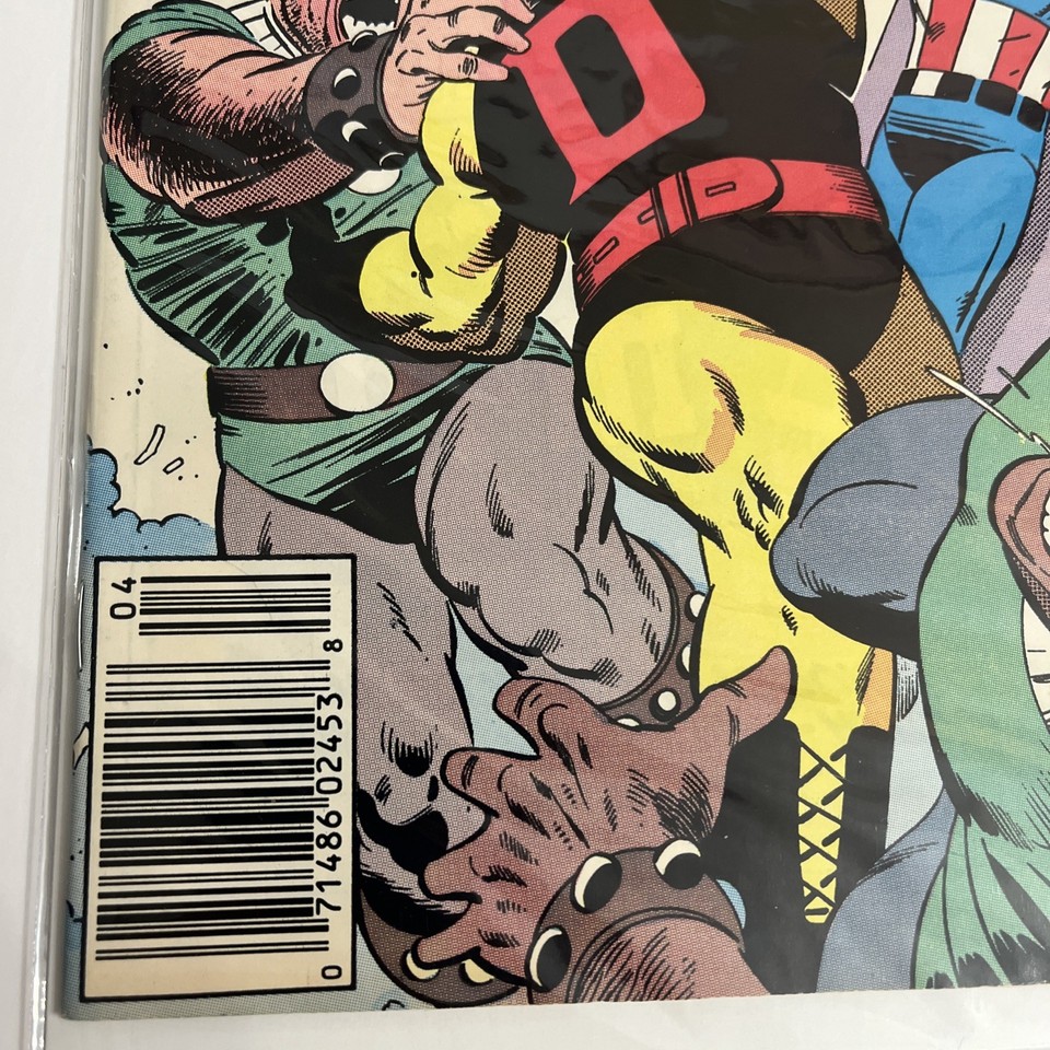 Captain America #328 Newsstand - Origin & 1st app Demolition Man | eBay UK