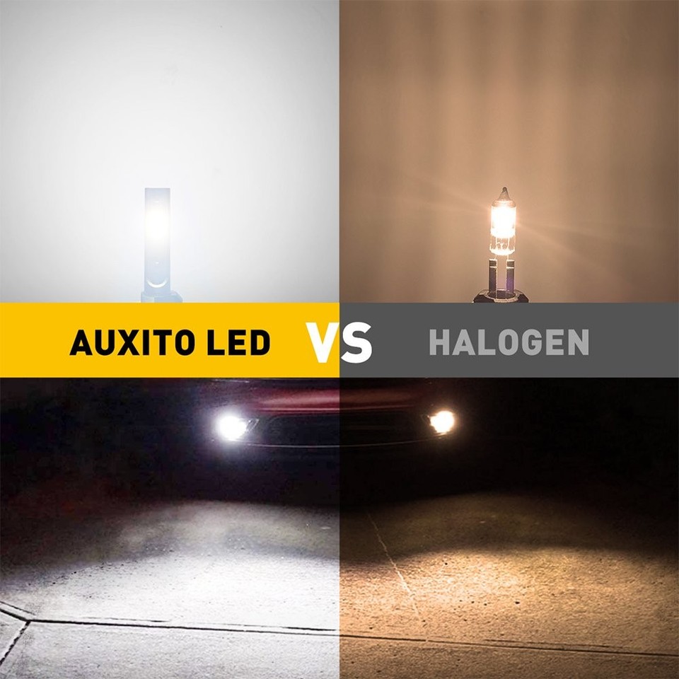 AUXITO 880 884 885 LED Fog Light Bulb Foglight Bulb DRL 6000K Cool ...
