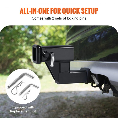 for 2 Inch Trailer Hitch Riser 4 Inch Rise Drop Extension Adapter 4000 ...