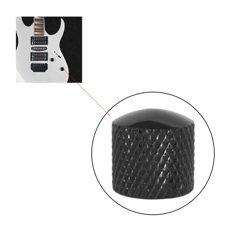 3Pcs Guitar Control Knobs 6mm 0.24in Shaft Speed Control Knobs Volume ...