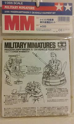 Tamiya 1/35 scale kit 35185, Panzerkampfwagen IV on-vehicle equipment ...