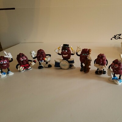 Lot of 7 CALIFORNIA RAISINS Band PVC Figurines | eBay