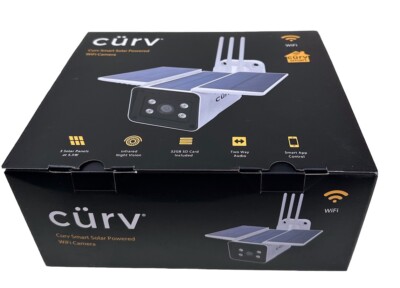 Curv Smart Camera Solar Powered Wifi Alexa Google 32 GB SD Card Infra ...