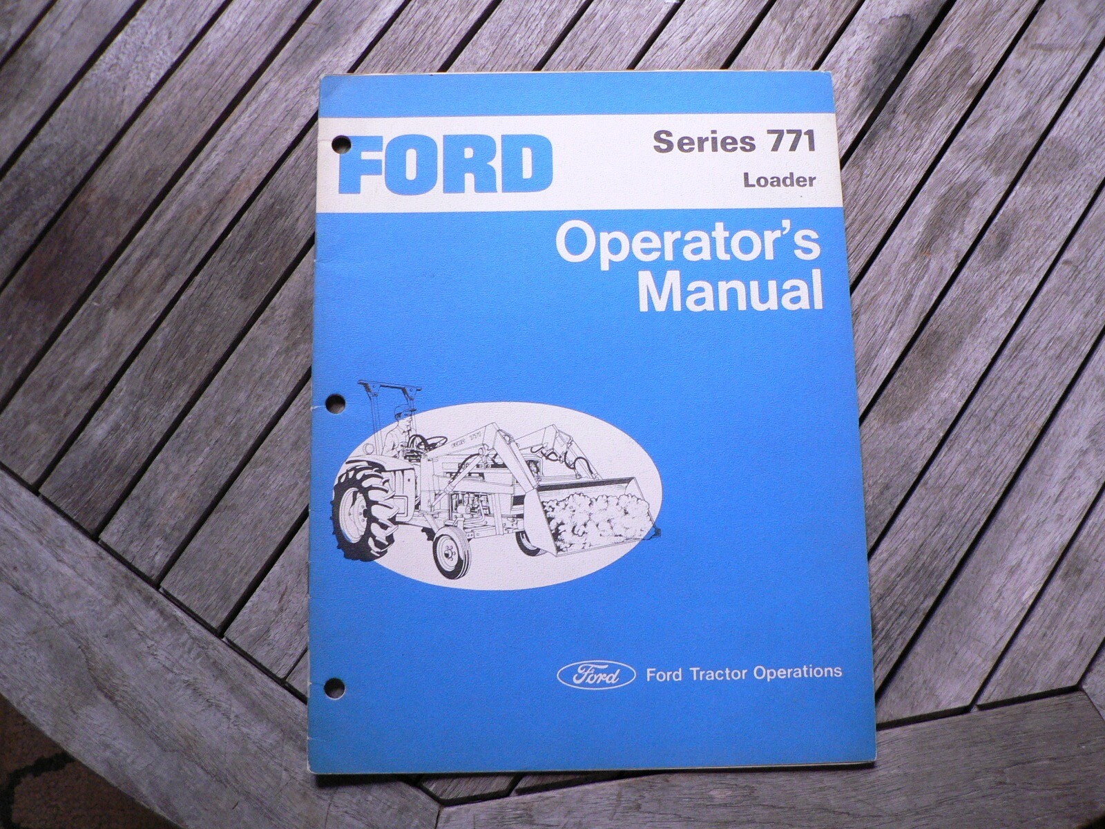 Ford Tractor Series 771 Loader Owners Operators Manual Guide Book Set ...