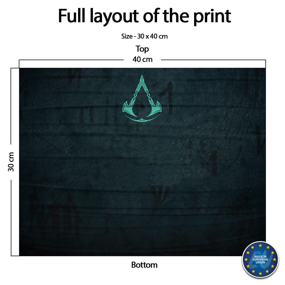 Washable Fabric Face Cover Neck Gaiter Assassin's Creed, Valhalla ...