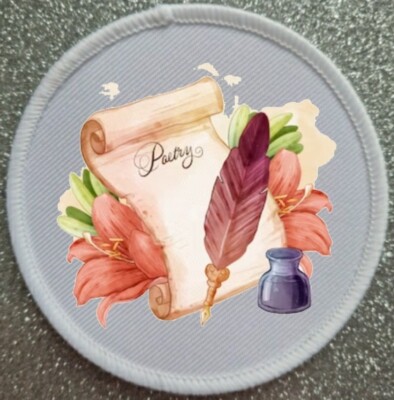 3" Poetry Poet Sublimation Iron / Sew On Patch Badge | eBay