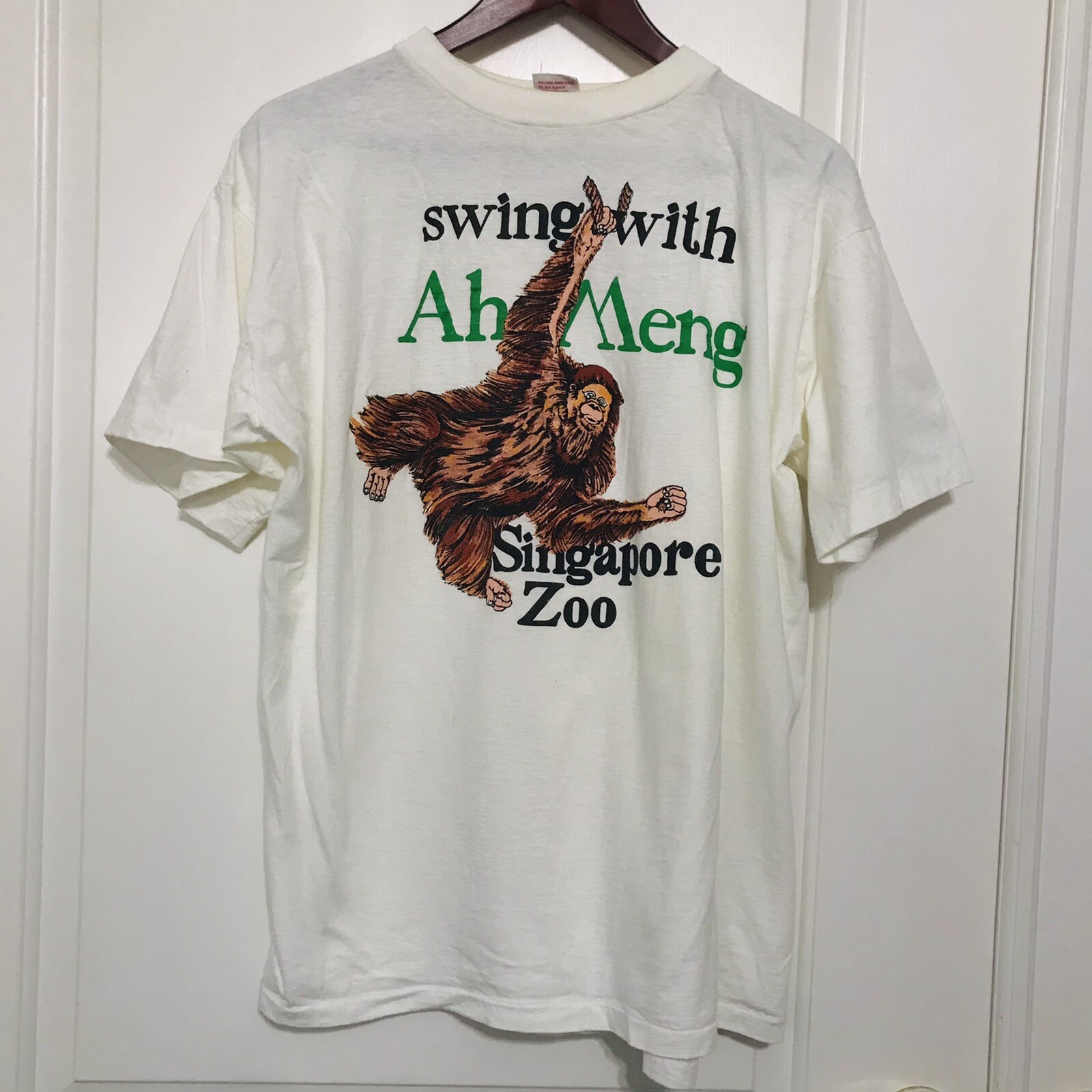 Ah Meng Orangutan Vintage Single Stitch Singapore Zoo… - Gem