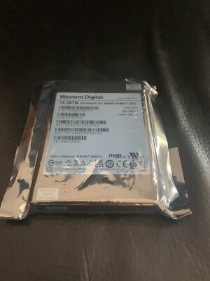 Western Digital Ultrastar DC SN650 U.3 15.36TB PCIe 4.0 | eBay