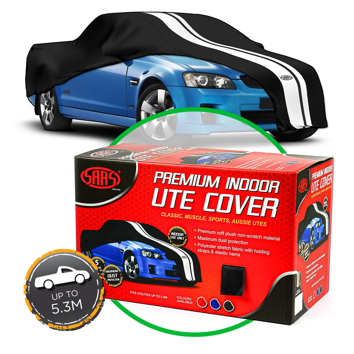 SAAS Indoor Classic Car Cover for Holden HSV VE E1 E3 VF Maloo GEN-F Ute Black | eBay