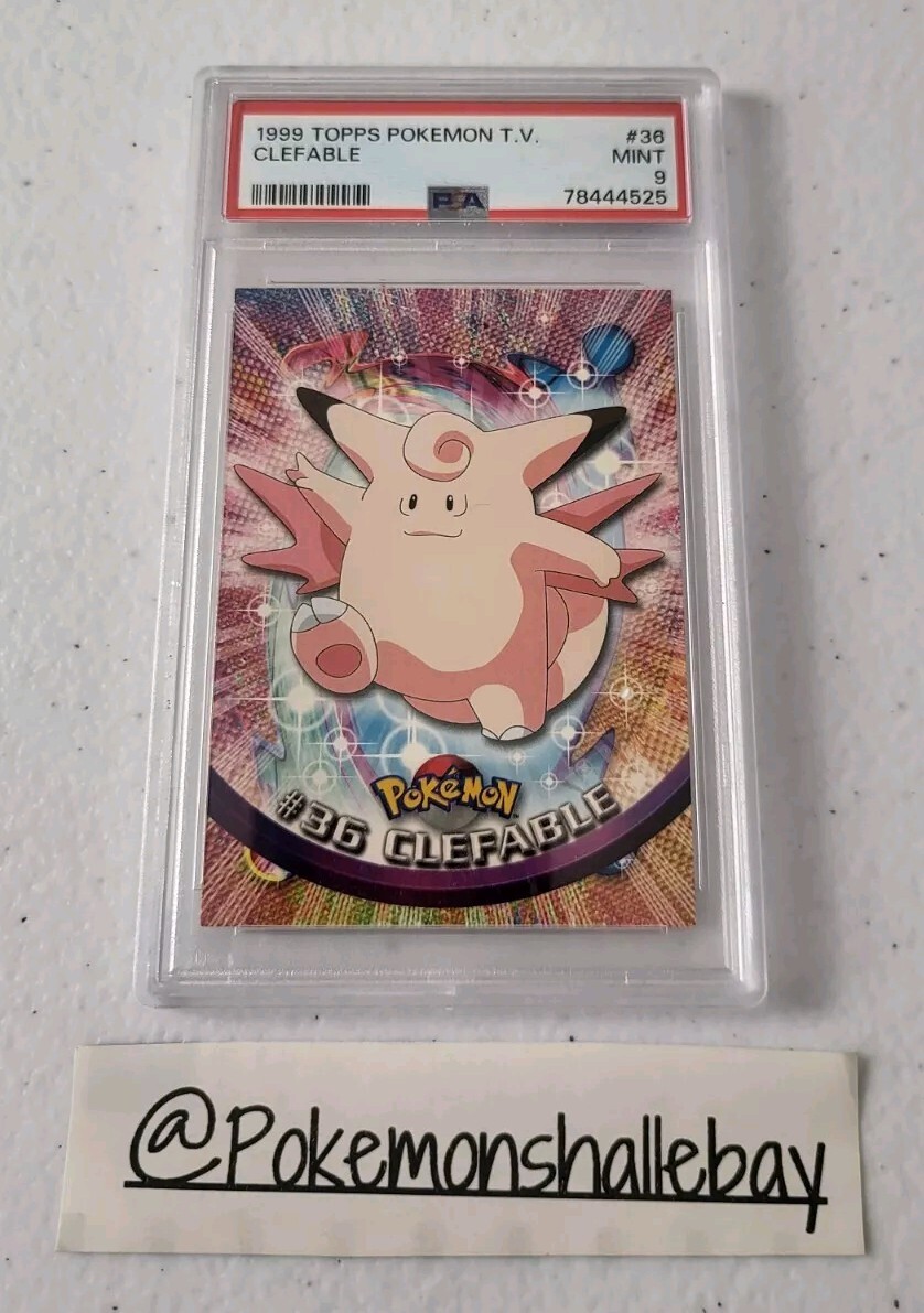 Clefable #36 - Pokemon Topps Series 1 Card *PSA 9 - MINT* | eBay