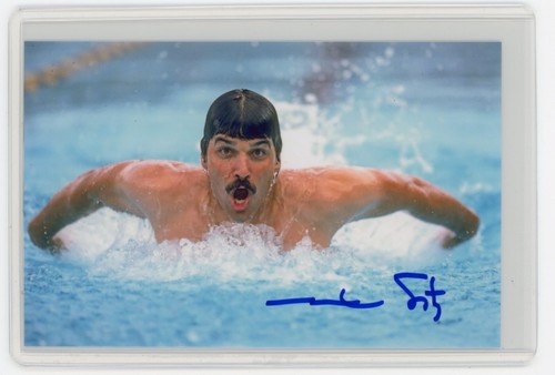Mark Spitz Signed Photo - USA Summer Olympics Gold Medal Swimmer 1982 ...